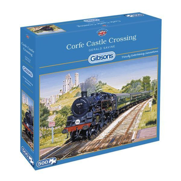 Corfe Castle Crossing (500 pieces) - Improbable Escapes: Wonderland